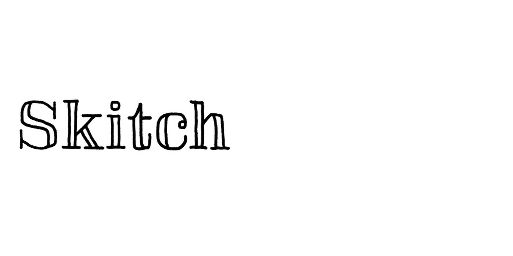 Skitch in use - Fonts In Use