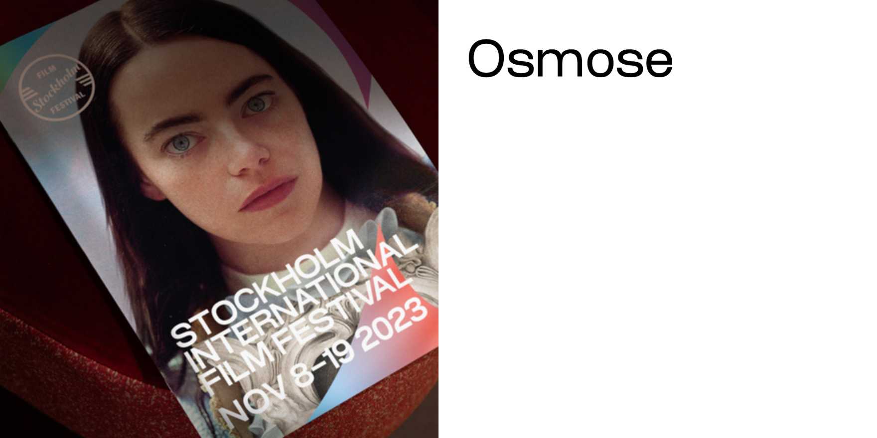 Stockholm International Film Festival 2023 - Fonts In Use