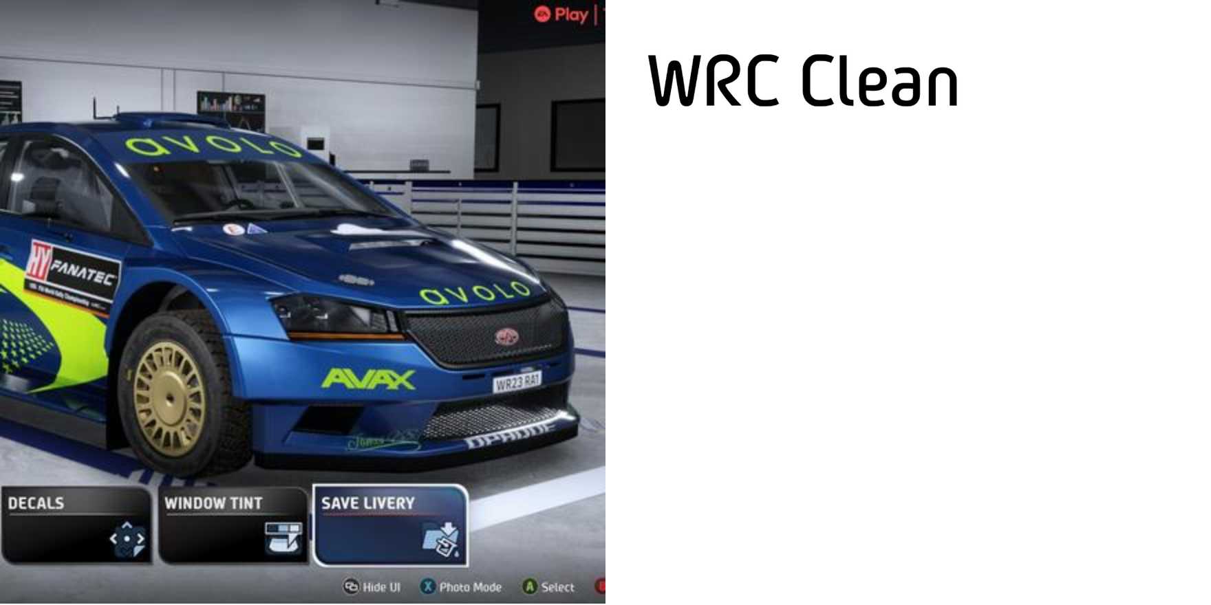 EA Sport WRC - Fonts In Use