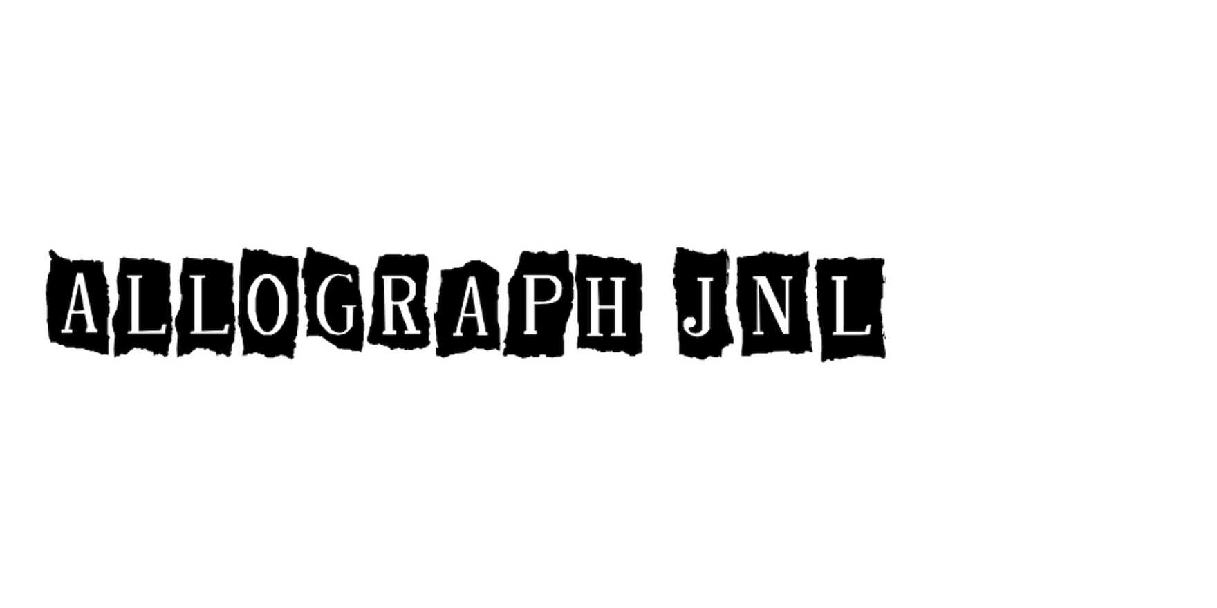 Allograph JNL in use - Fonts In Use