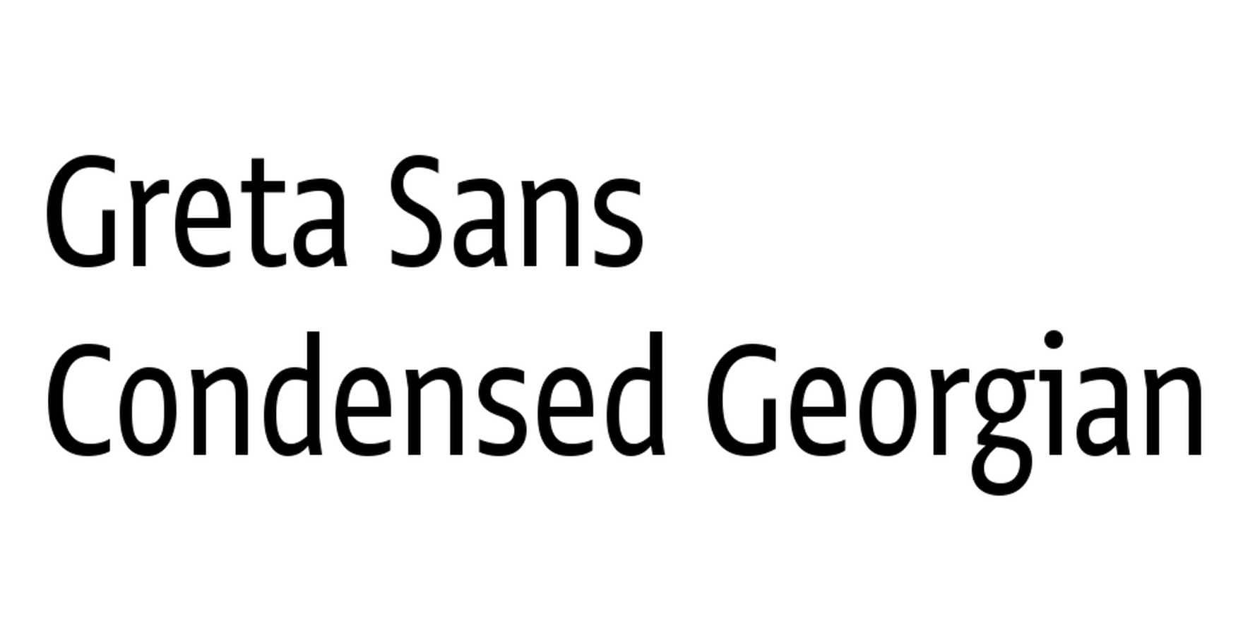 Greta Sans Condensed Georgian in use - Fonts In Use