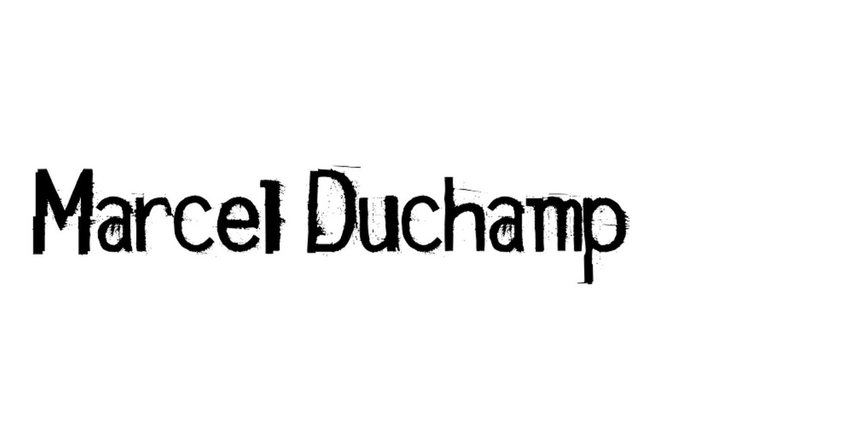 Marcel Duchamp in use - Fonts In Use