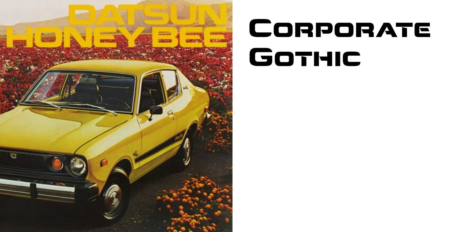 Datsun brochure covers - Fonts In Use