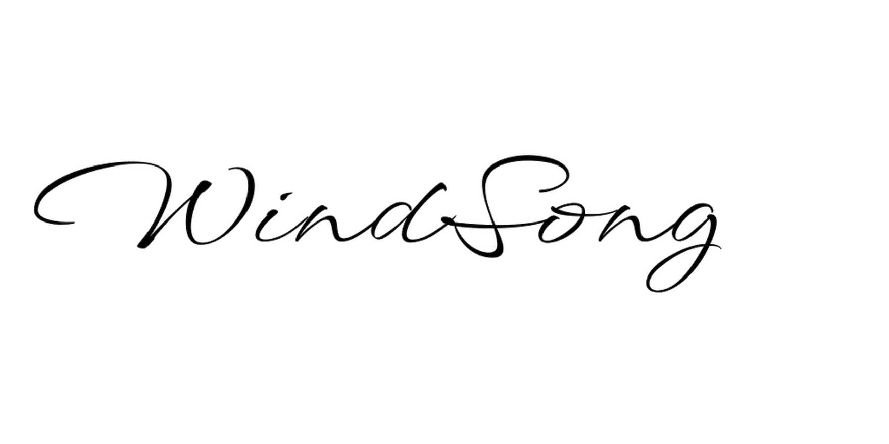 WindSong in use - Fonts In Use