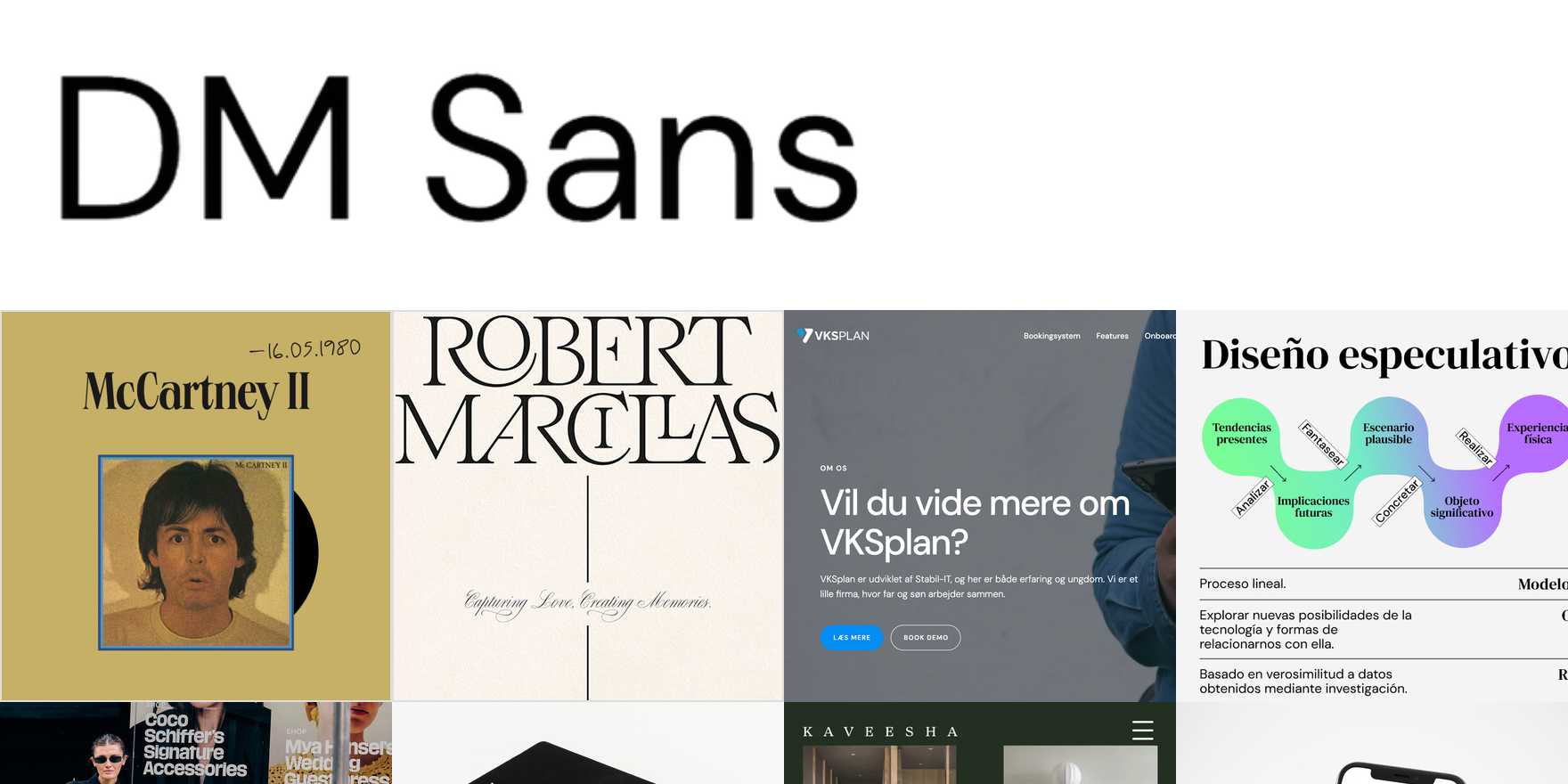 DM Sans in use - Fonts In Use