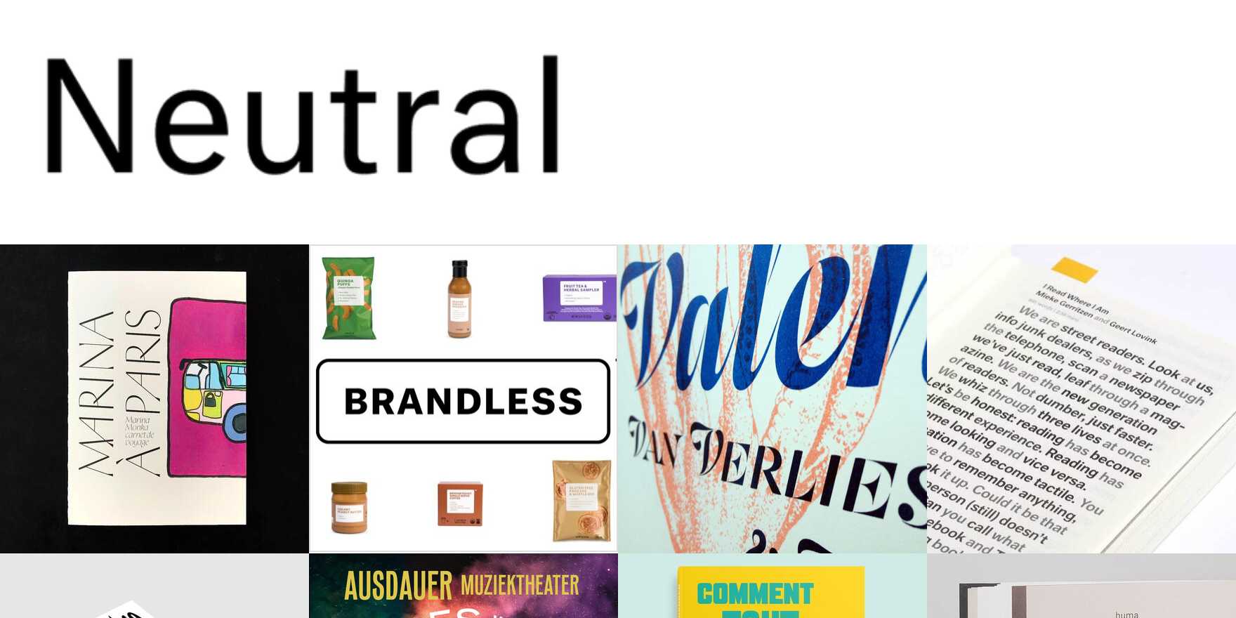 Neutral in use - Fonts In Use