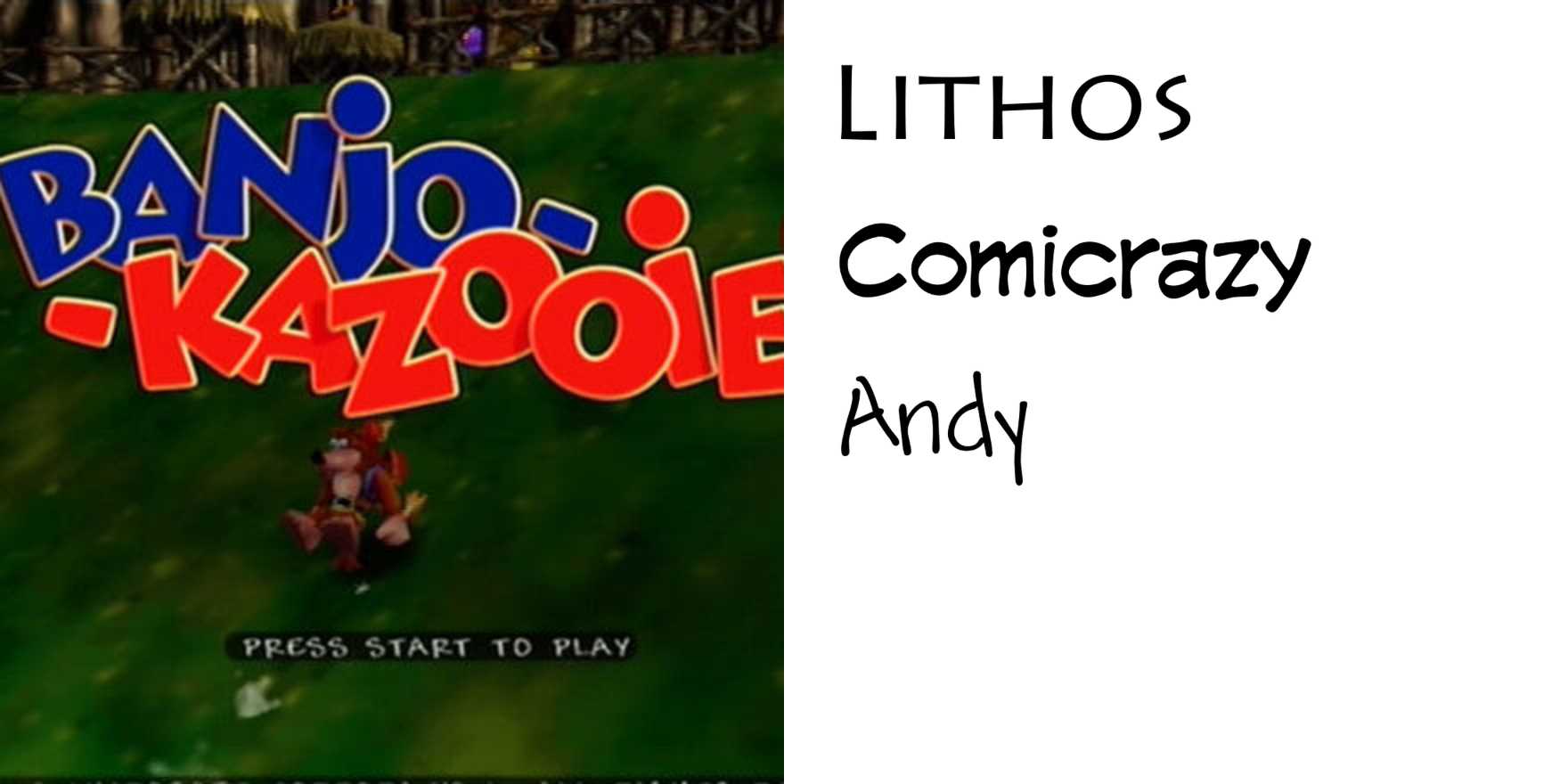 Banjo-Kazooie logo and interfaces - Fonts In Use