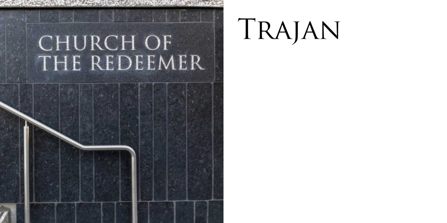 Church of the Redeemer, Toronto - Fonts In Use