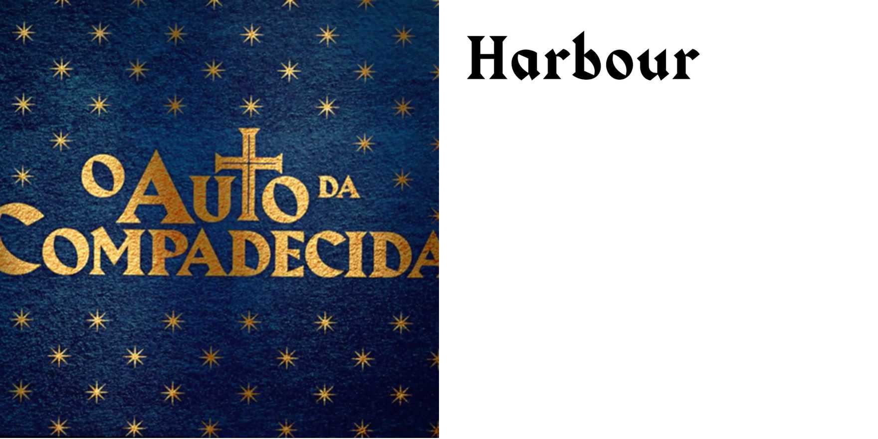 O Auto da Compadecida TV miniseries (2020) - Fonts In Use