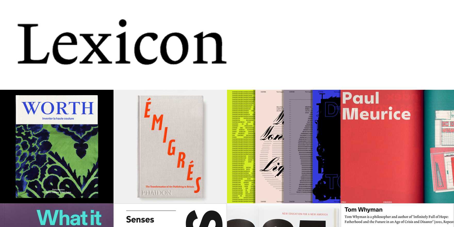 Lexicon in use - Fonts In Use