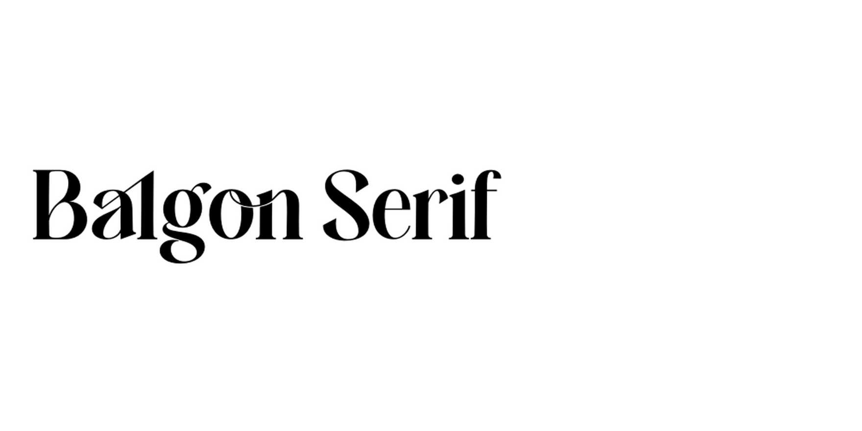 Balgon Serif in use - Fonts In Use