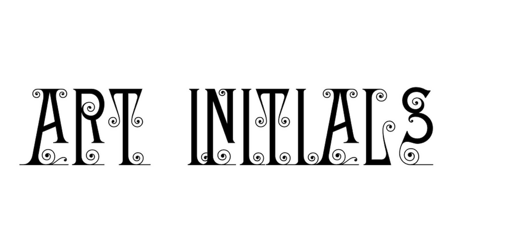 Art Initials in use - Fonts In Use