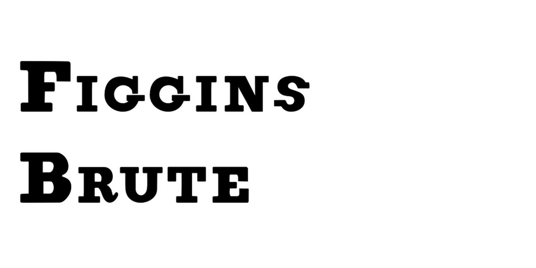 Figgins Brute in use - Fonts In Use
