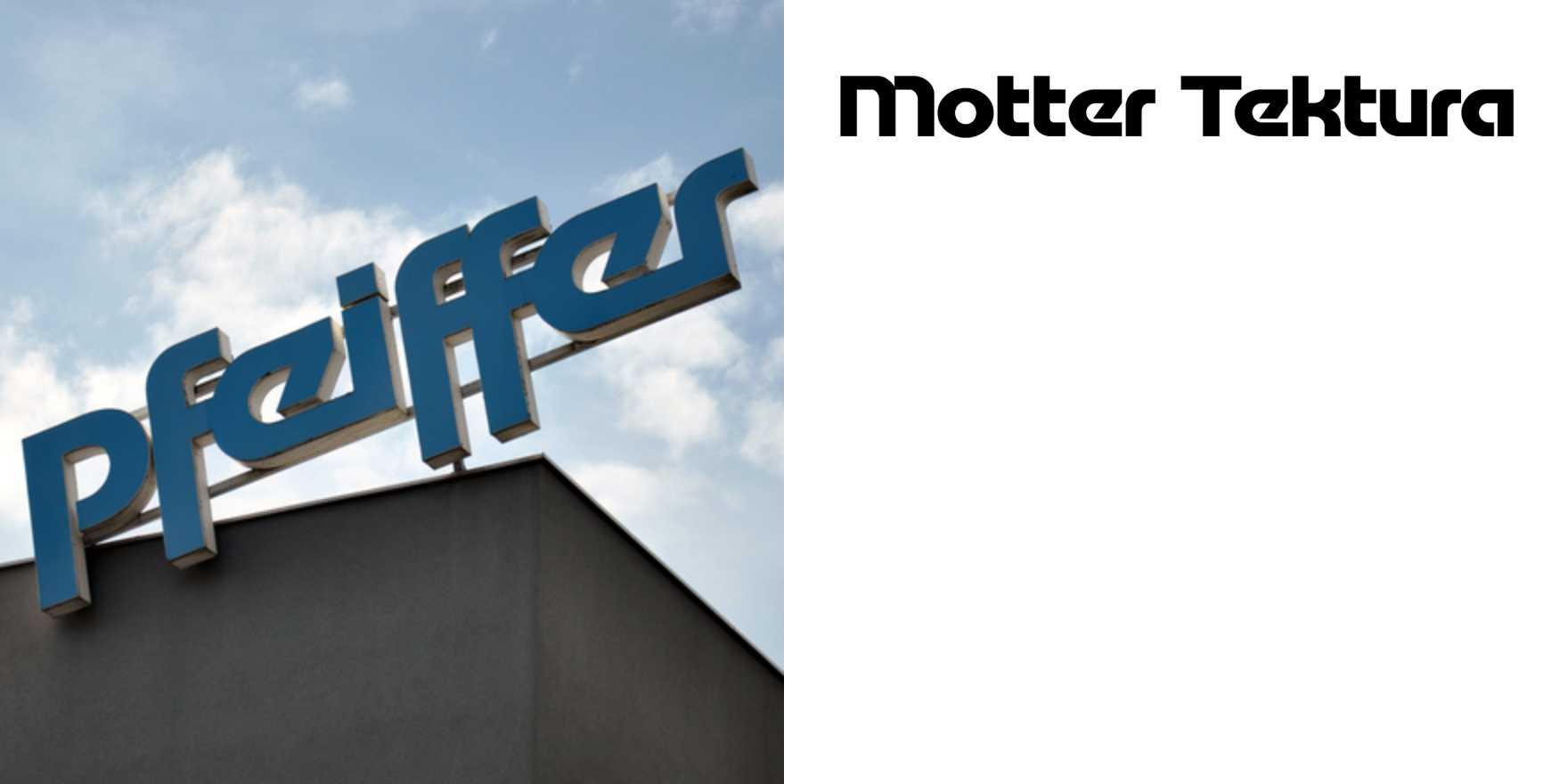 Pfeiffer logo - Fonts In Use