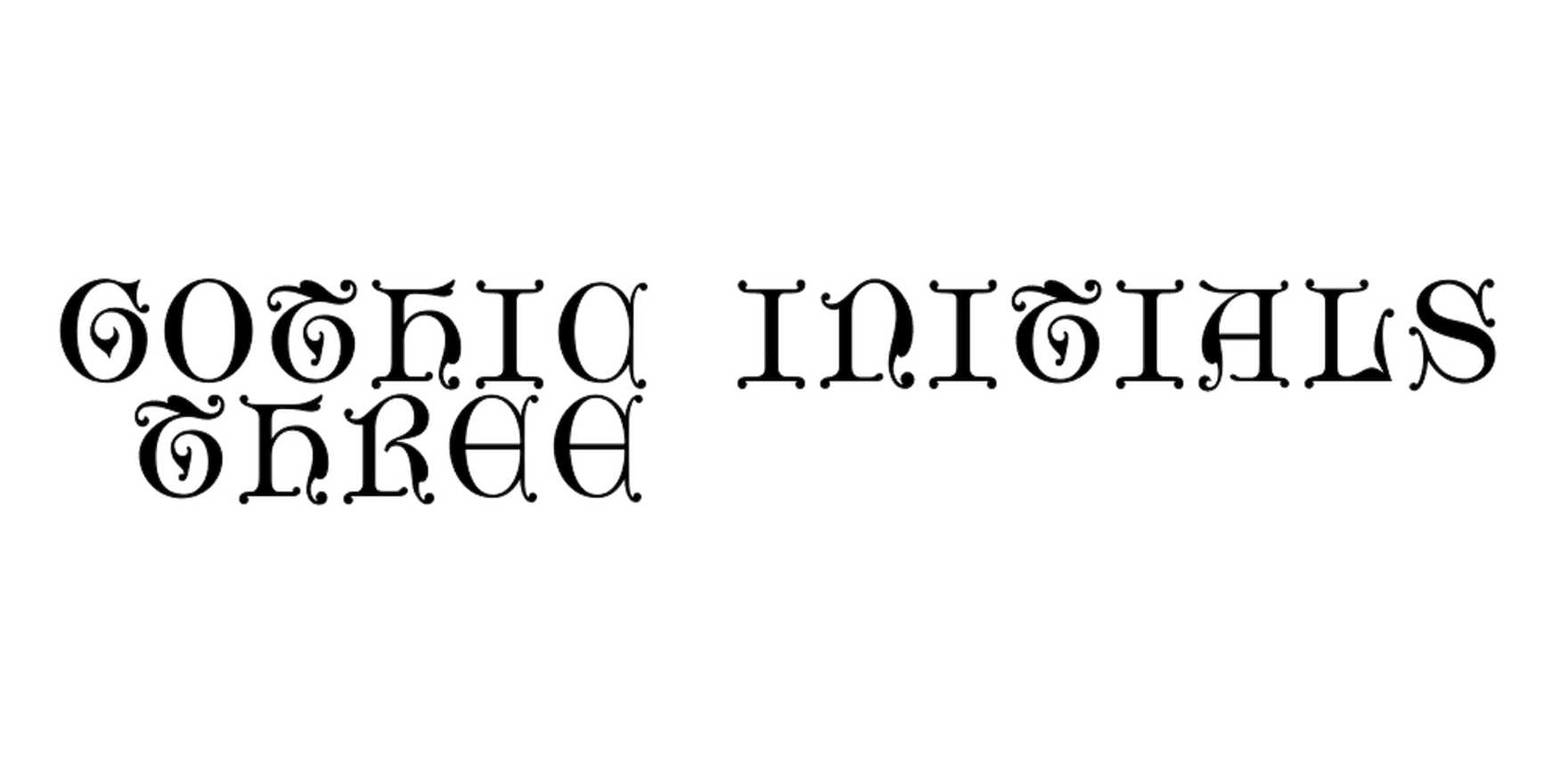 Gothic Initials Three in use - Fonts In Use