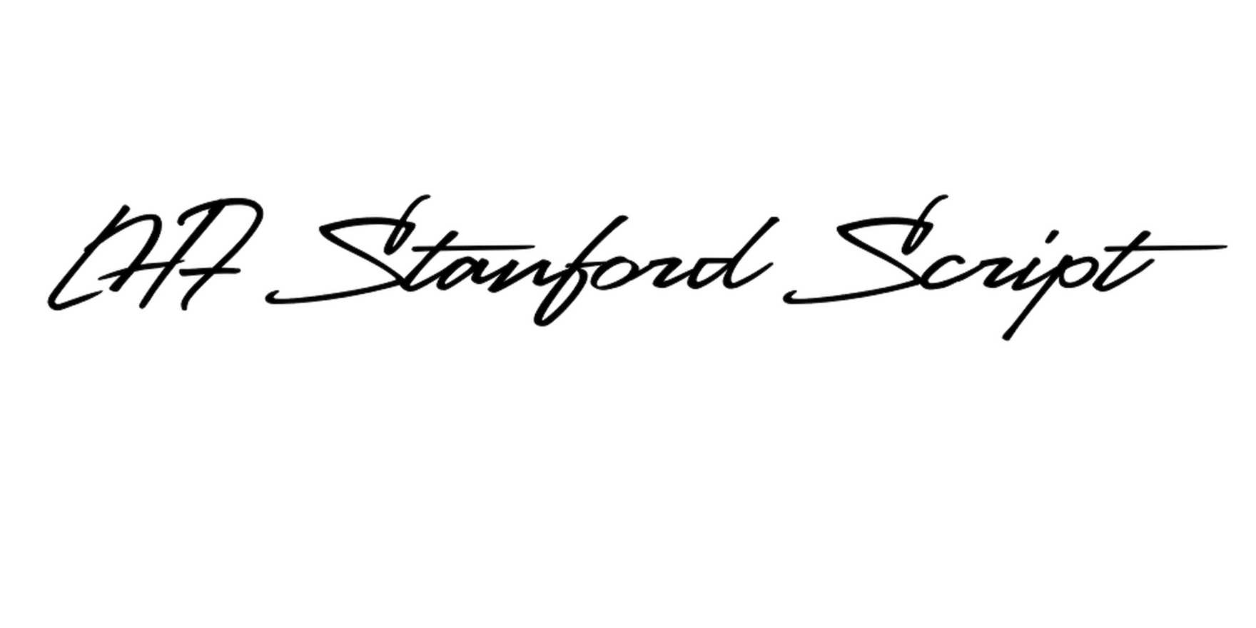 LHF Stanford Script in use - Fonts In Use