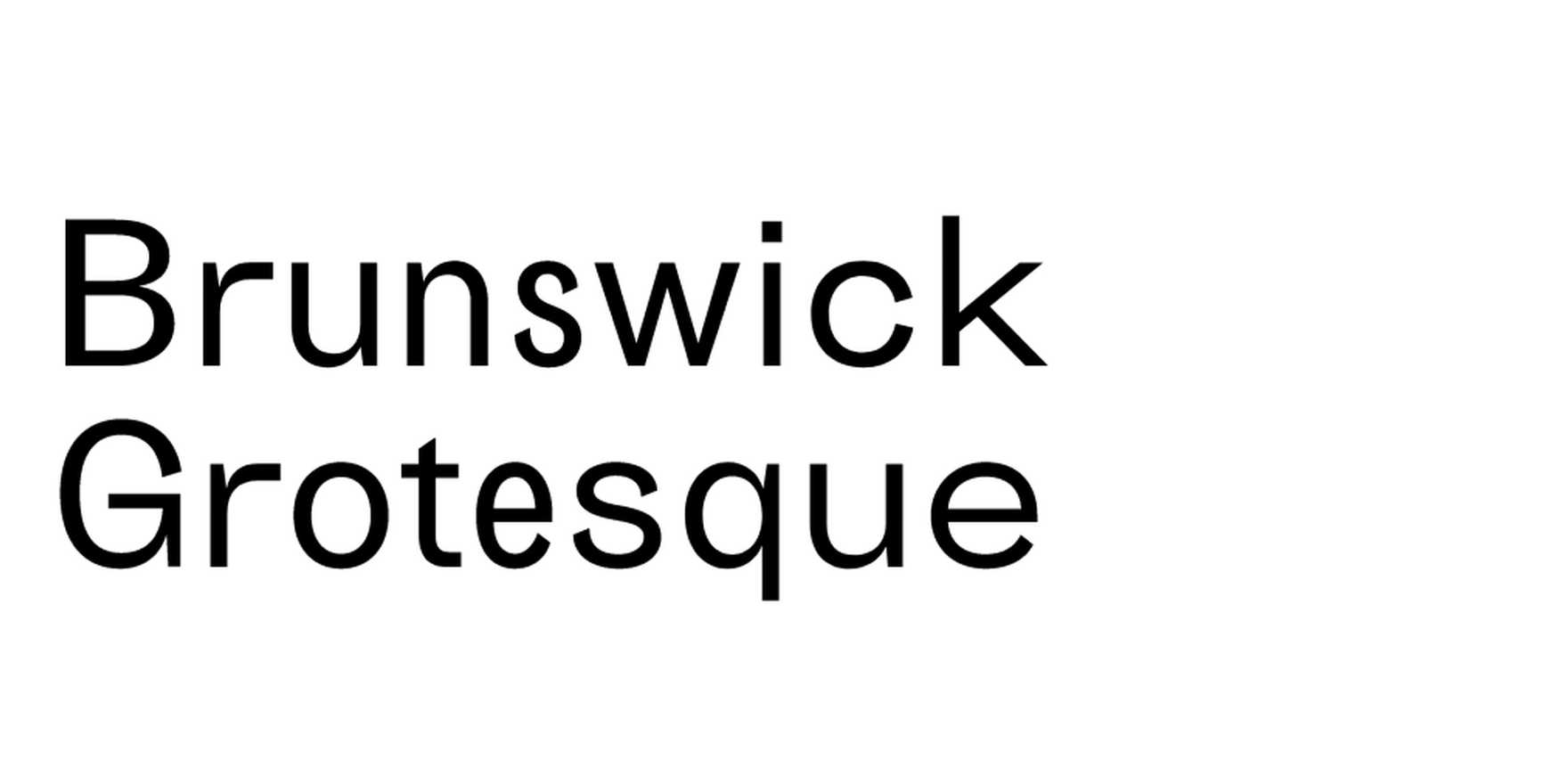 Brunswick Grotesque in use - Fonts In Use
