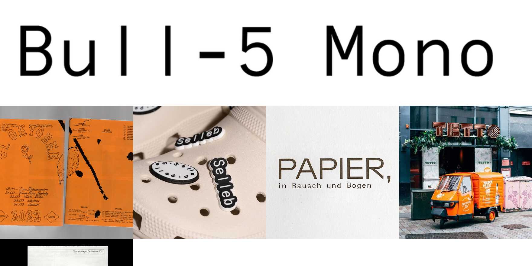 Bull-5 Mono in use - Fonts In Use