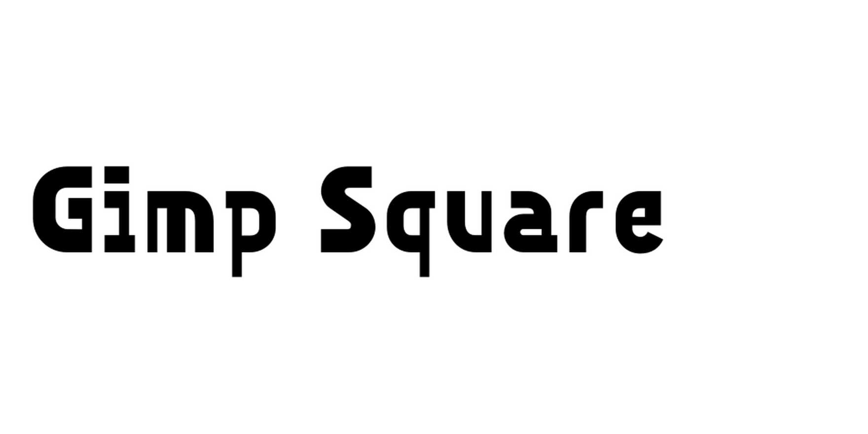 Gimp Square in use - Fonts In Use