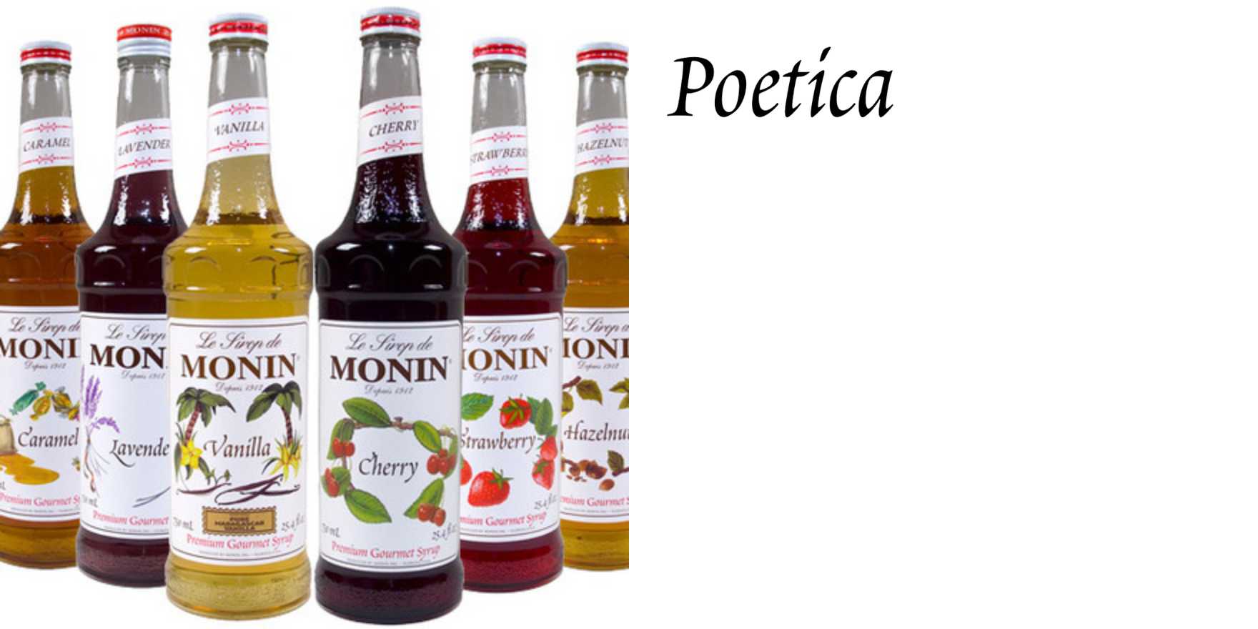 Monin syrups - Fonts In Use