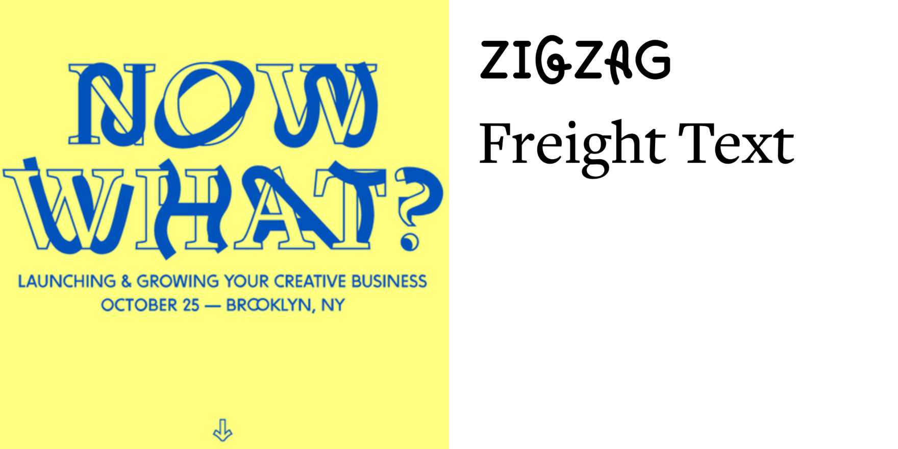 Core77 Conference 2018 - Fonts In Use