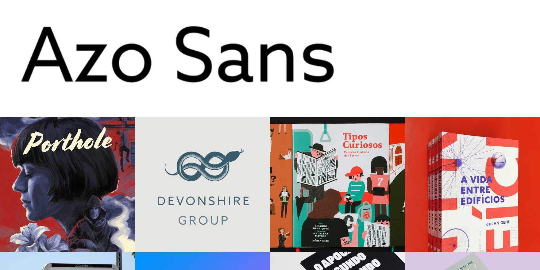 Azo Sans in use - Fonts In Use