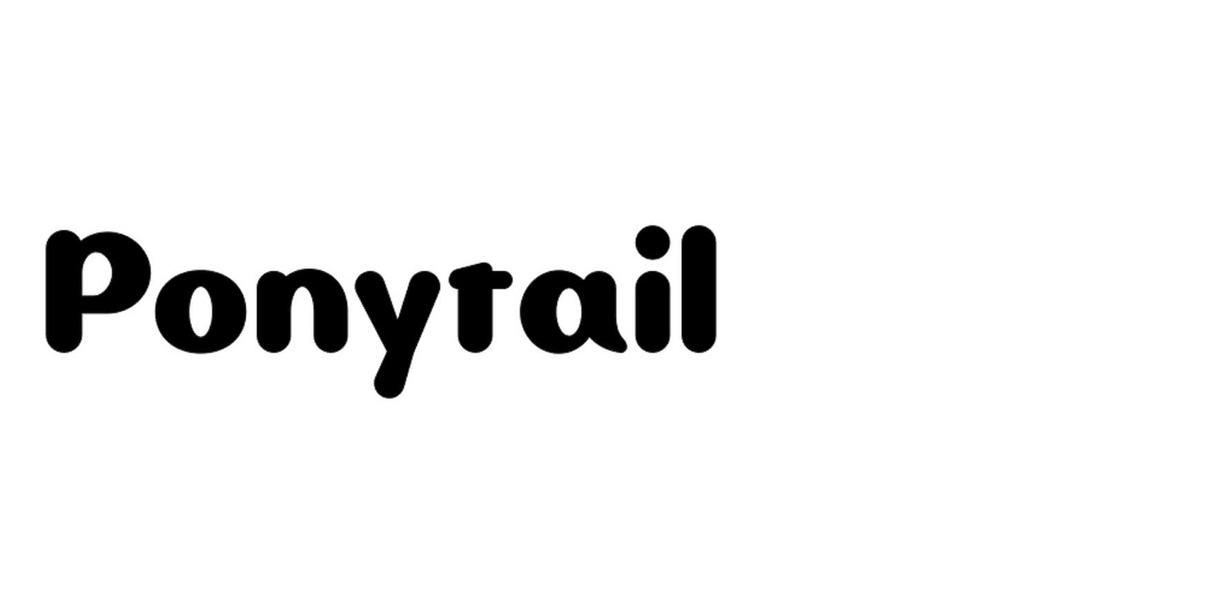 Ponytail in use - Fonts In Use
