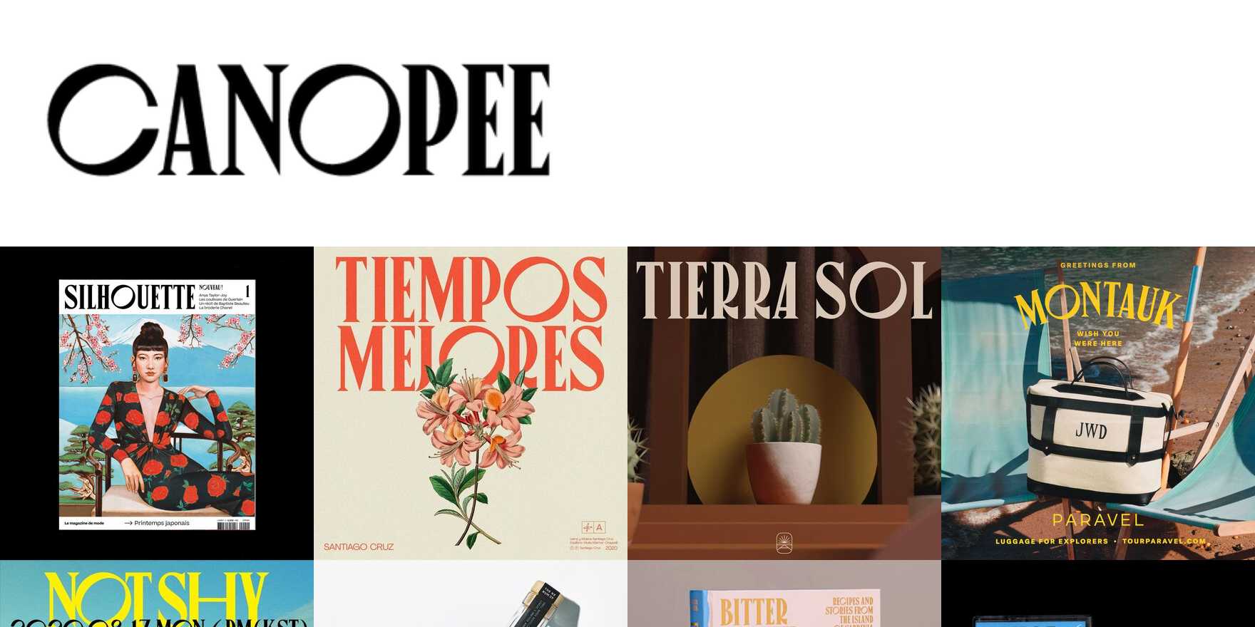 Canopée in use - Fonts In Use