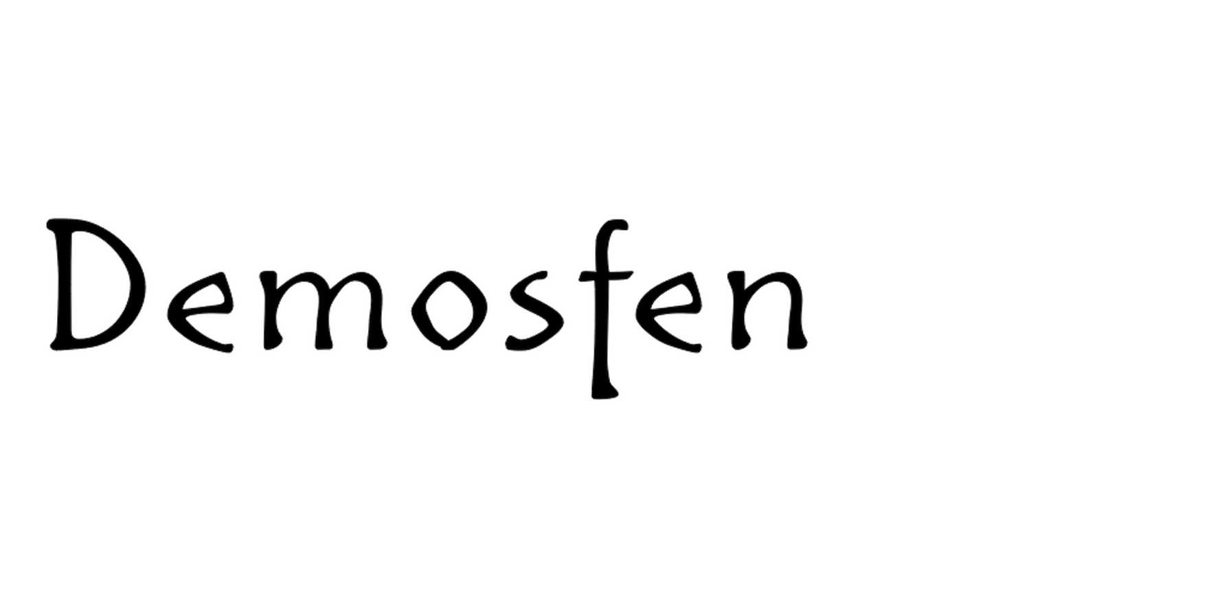 Demosfen in use - Fonts In Use