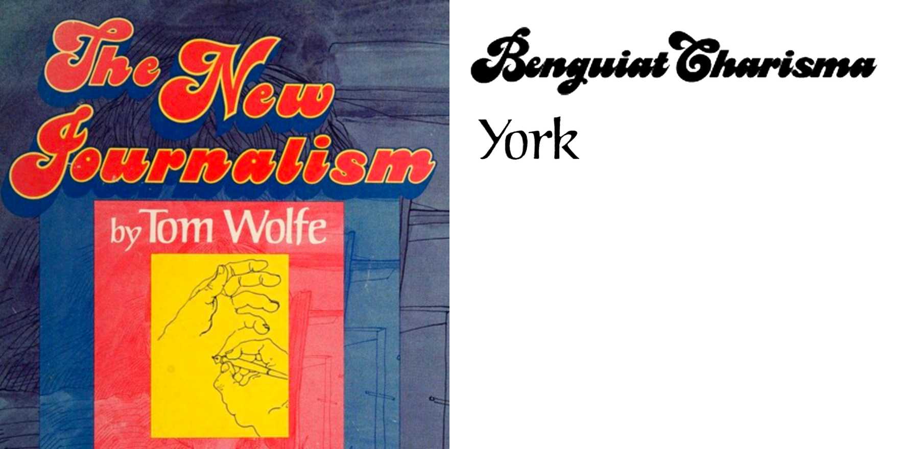 The New Journalism by Tom Wolfe, Harper & Row paperback edition - Fonts ...