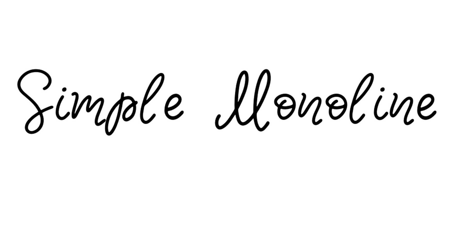 Simple Monoline in use - Fonts In Use