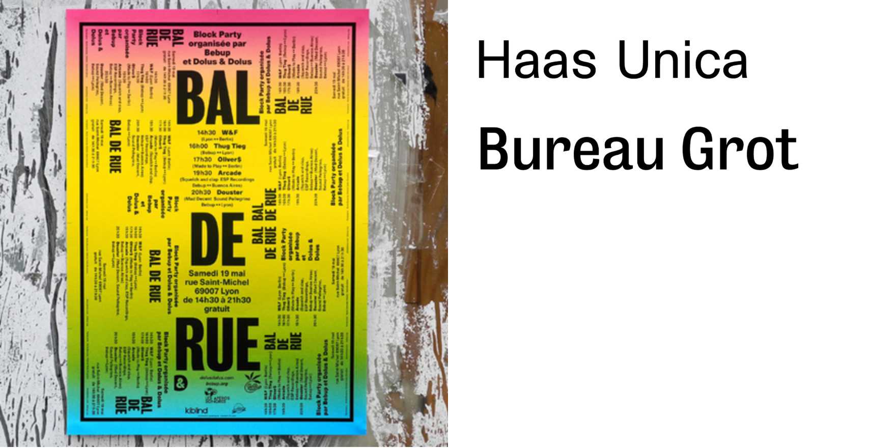 Bal de rue - Fonts In Use