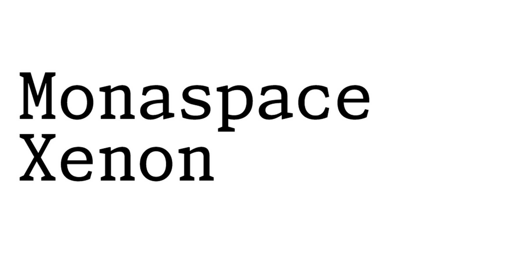 Monaspace Xenon in use - Fonts In Use