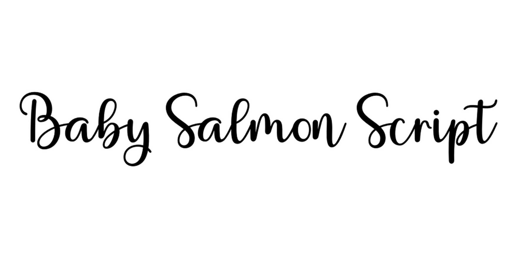 Baby Salmon Script in use - Fonts In Use