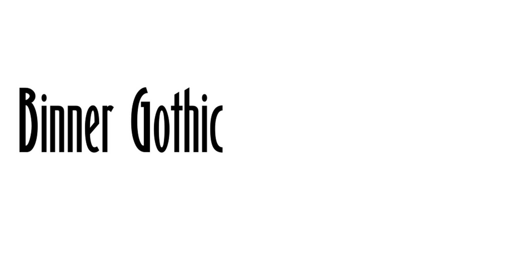 Binner Gothic in use - Fonts In Use