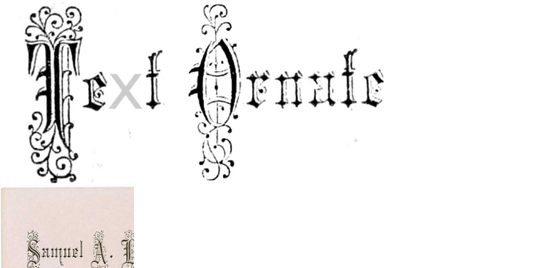 Text Ornate in use - Fonts In Use