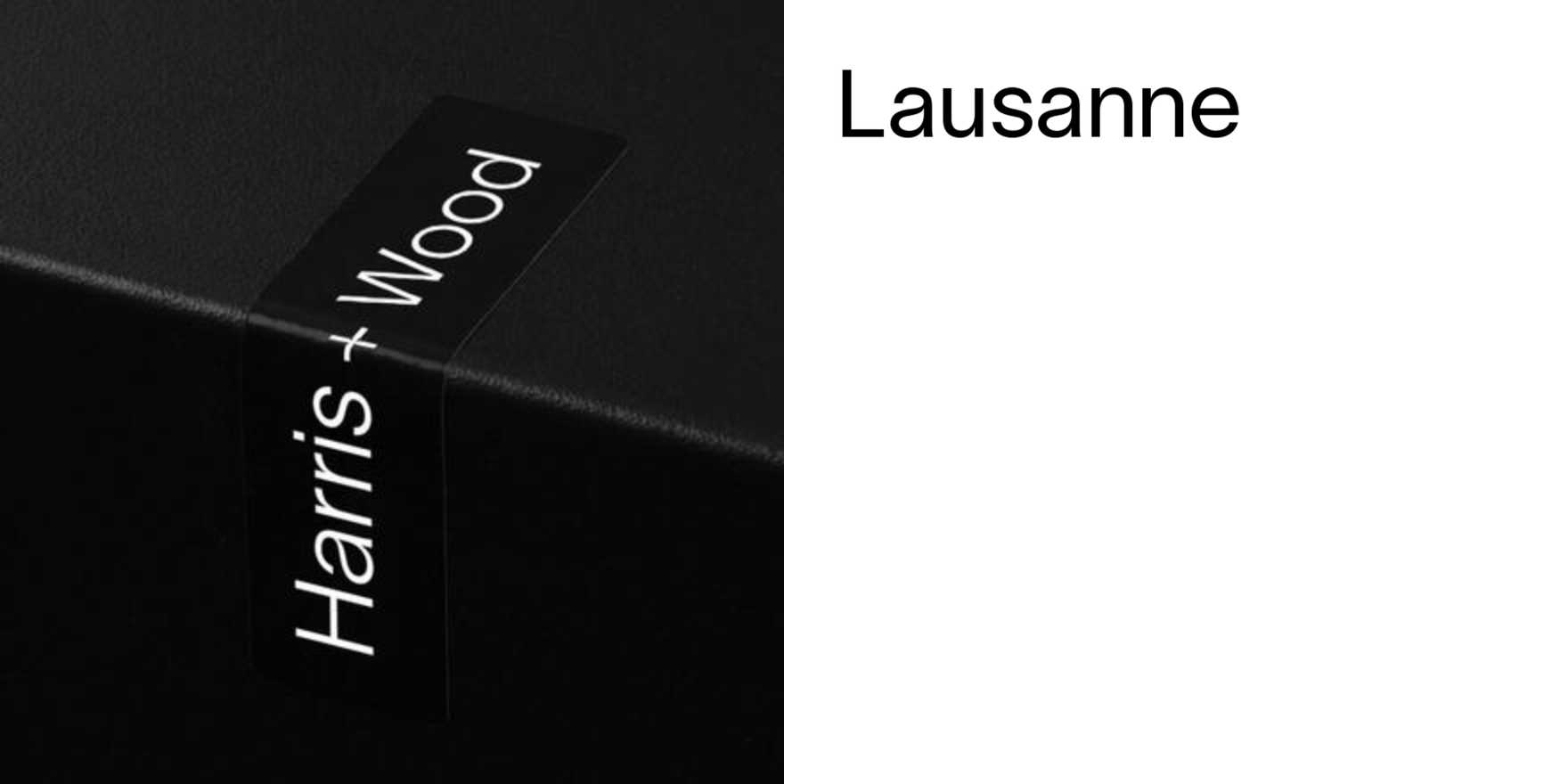 Harris + Wood - Fonts In Use