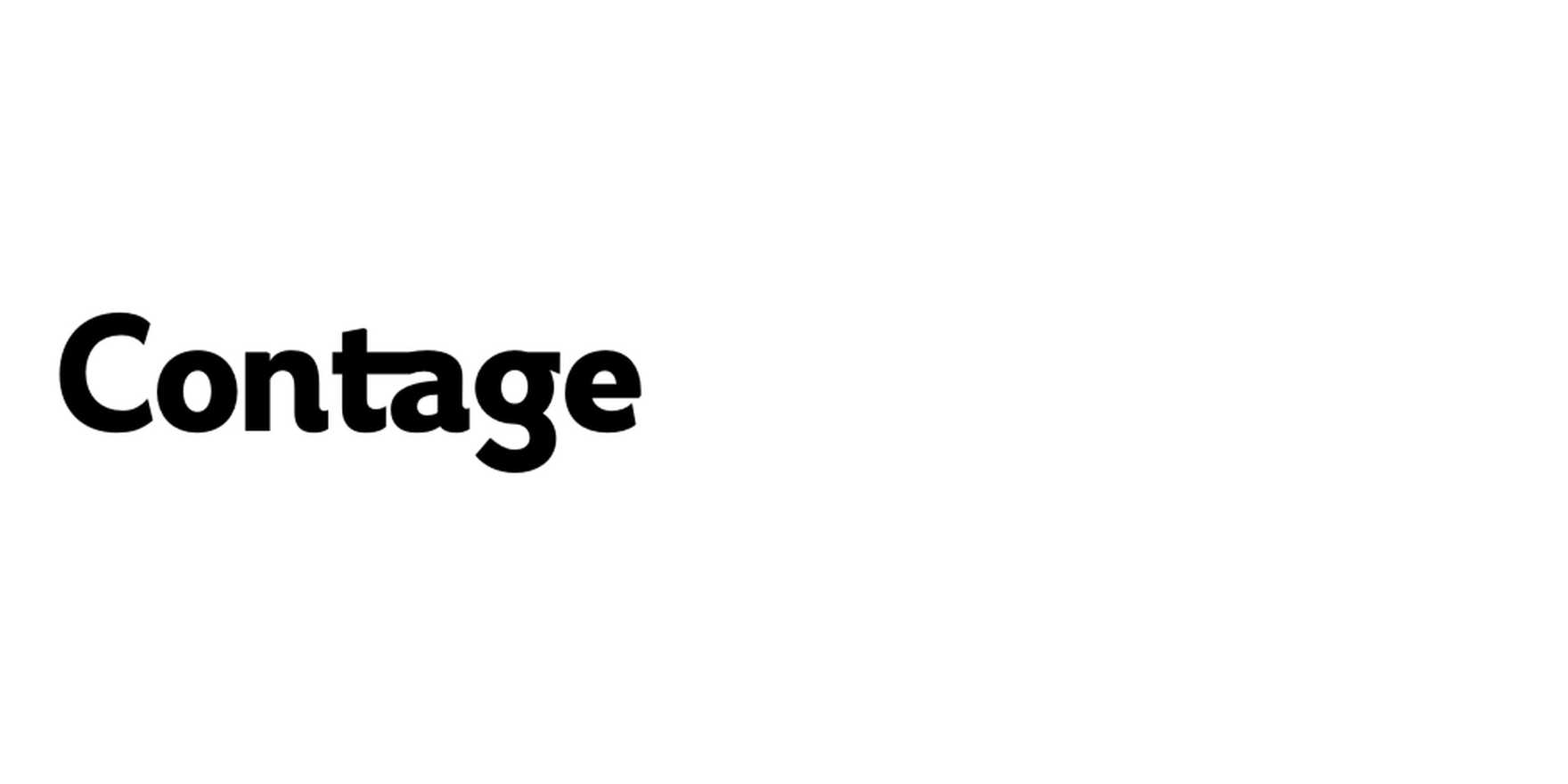 Contage in use - Fonts In Use