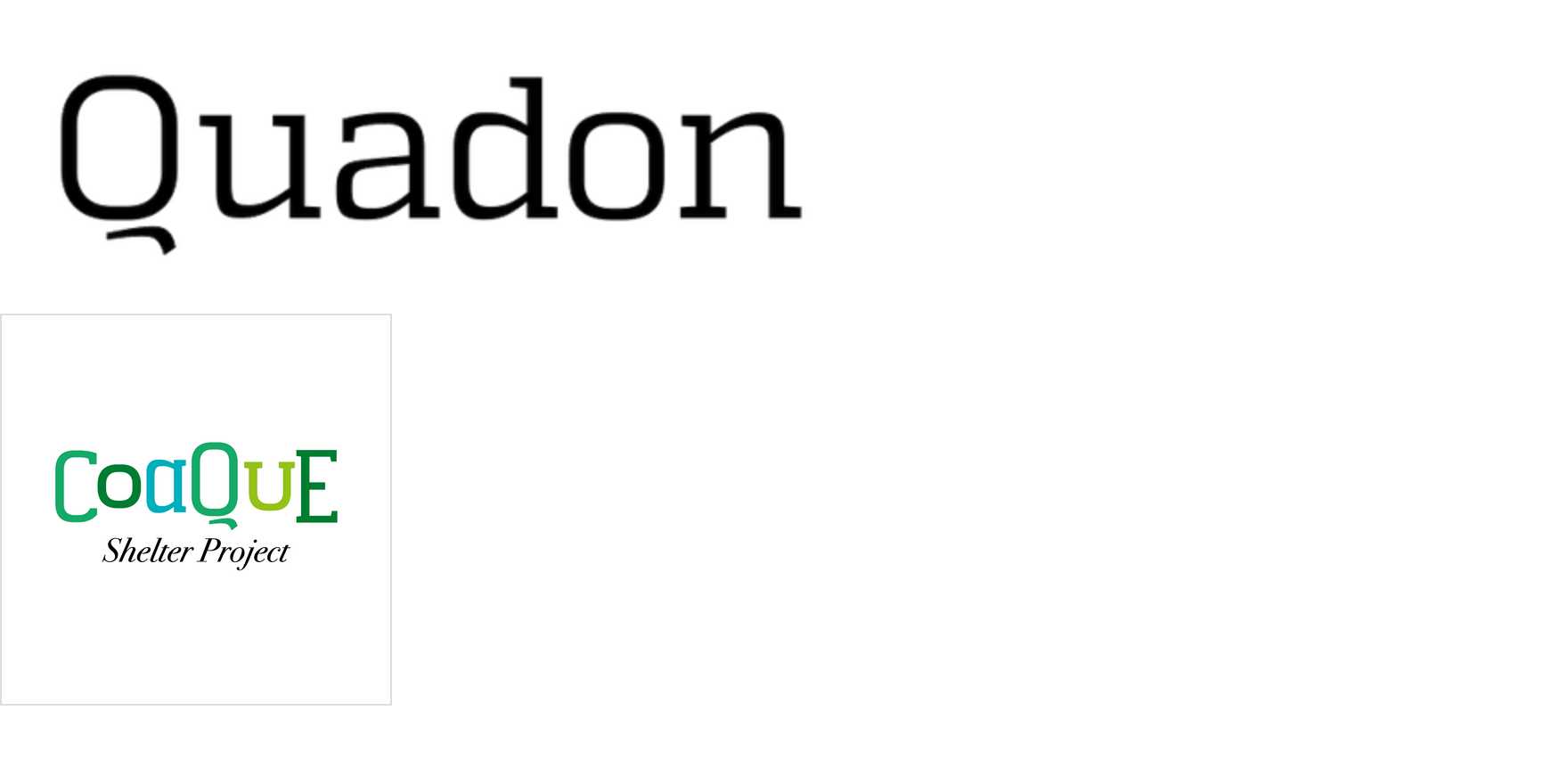 Quadon in use - Fonts In Use