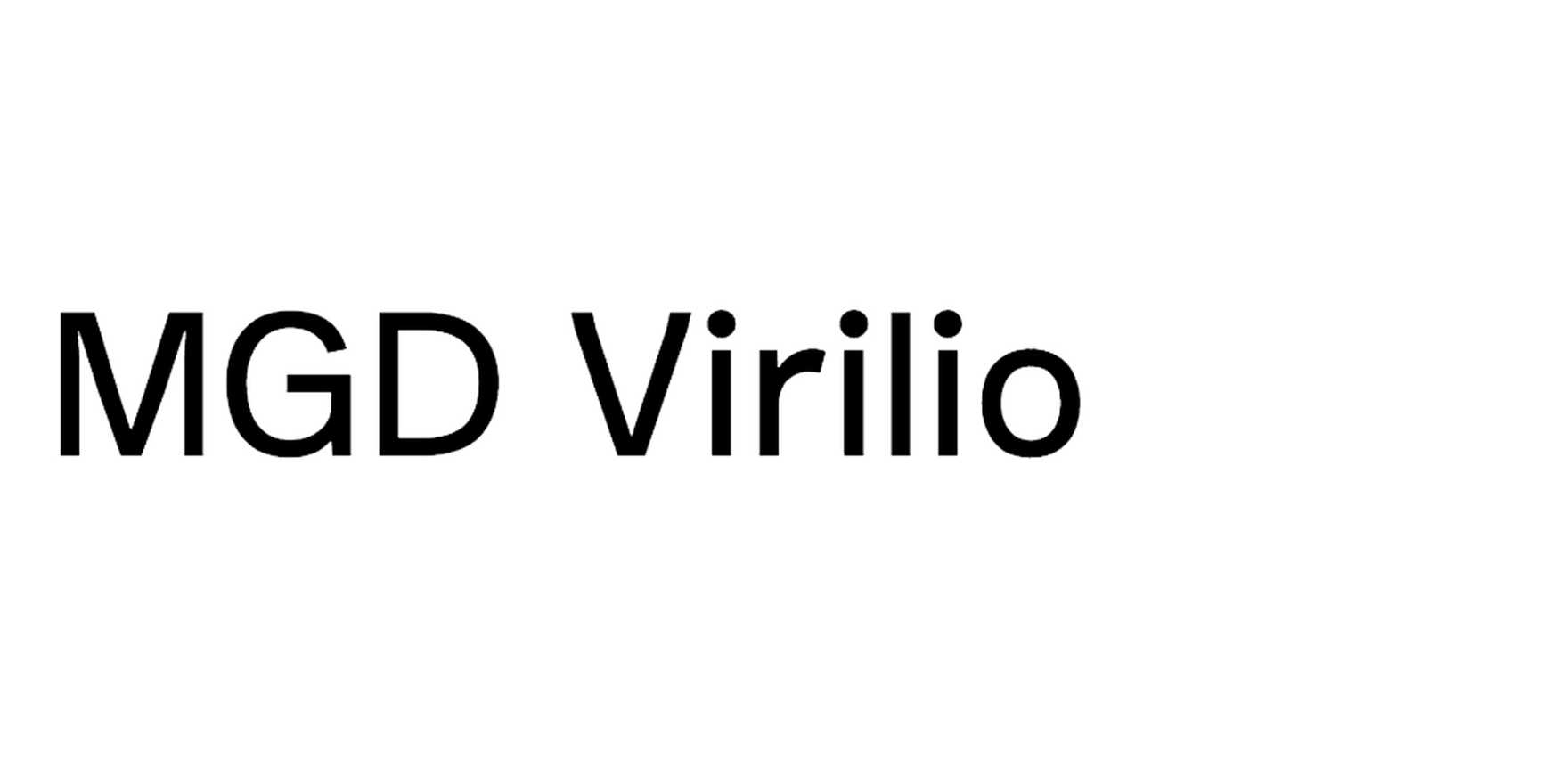 MGD Virilio in use - Fonts In Use