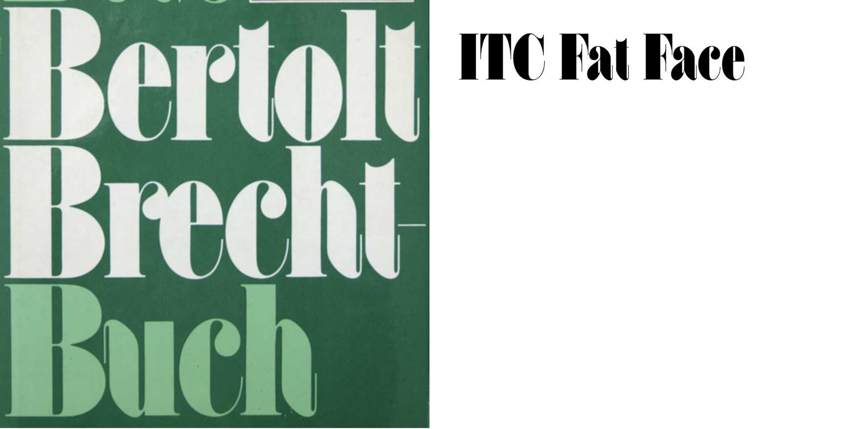 Das Bertolt Brecht-Buch - Fonts In Use