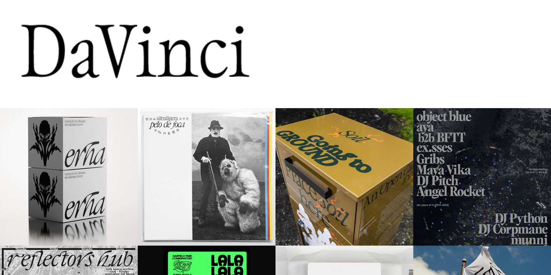 DaVinci in use - Fonts In Use