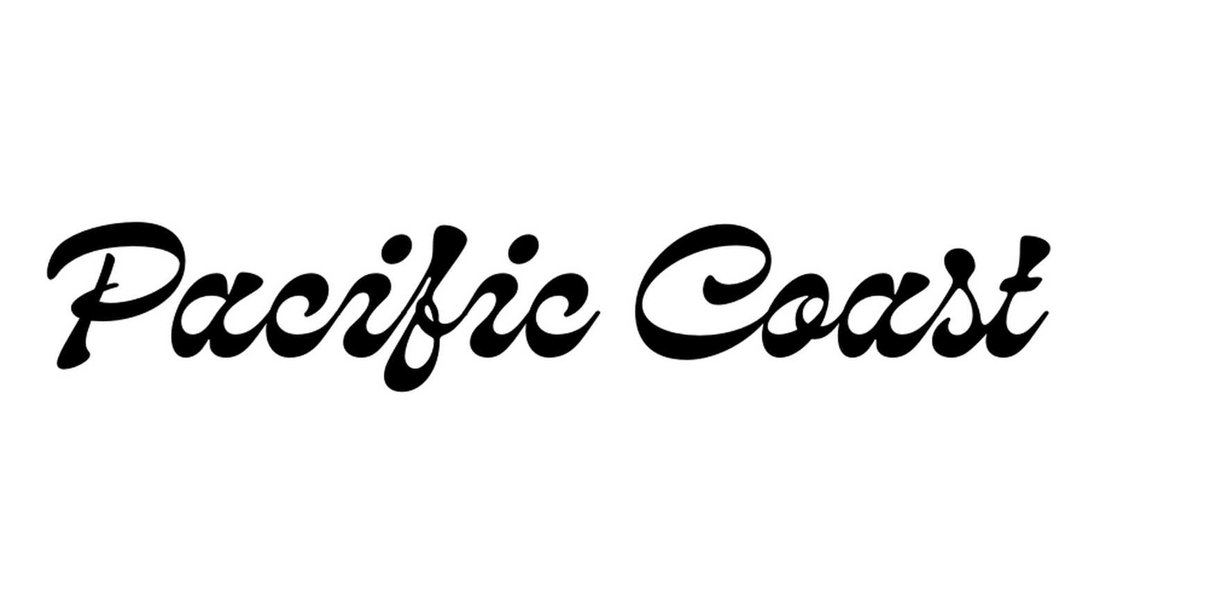 Pacific Coast in use - Fonts In Use
