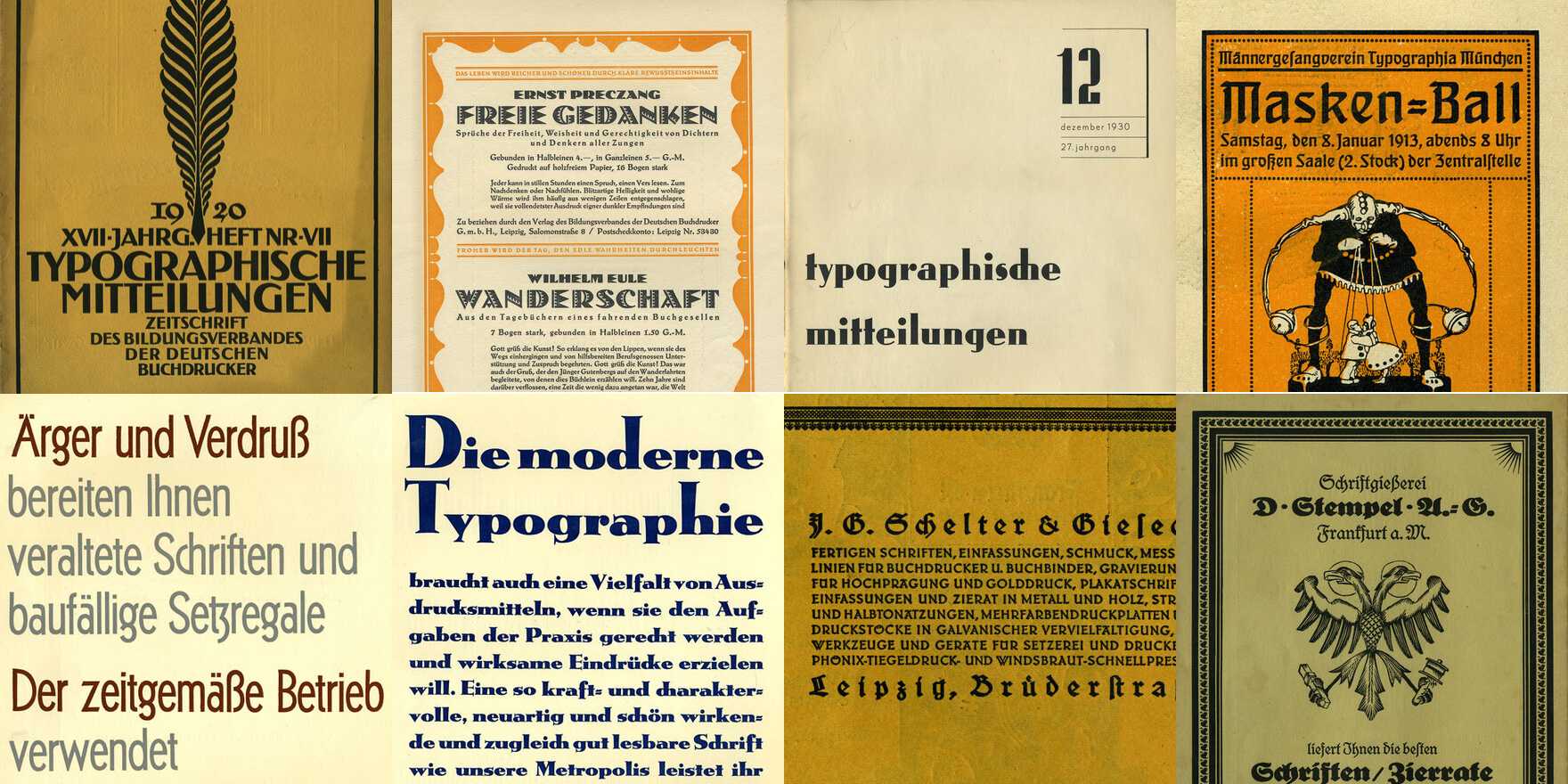 Typographische Mitteilungen - Fonts In Use