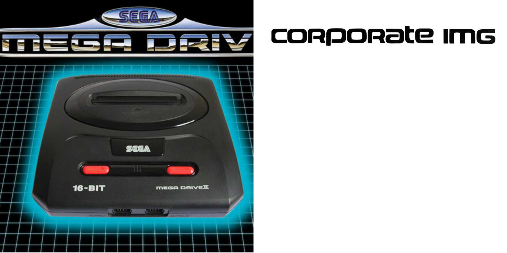 Sega Mega Drive logo (for international branding outside North America ...