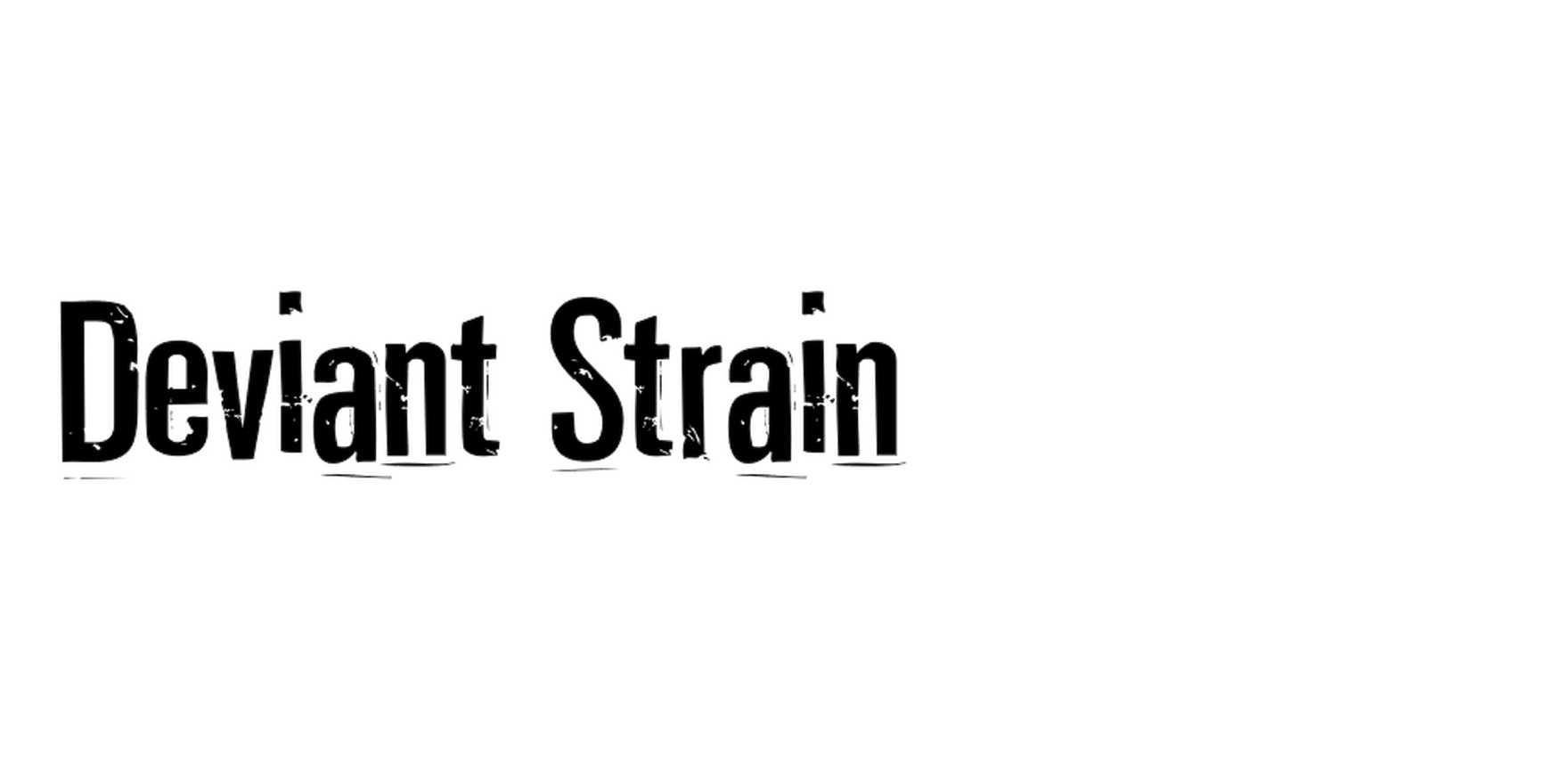 Deviant Strain in use - Fonts In Use