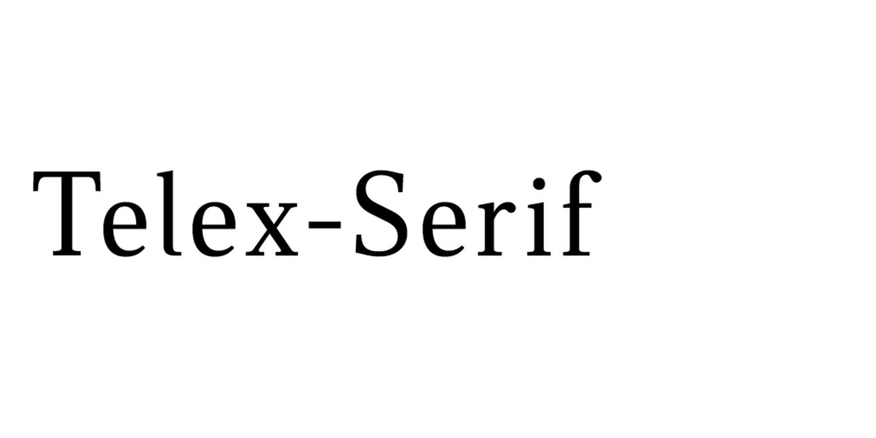 Telex-Serif in use - Fonts In Use