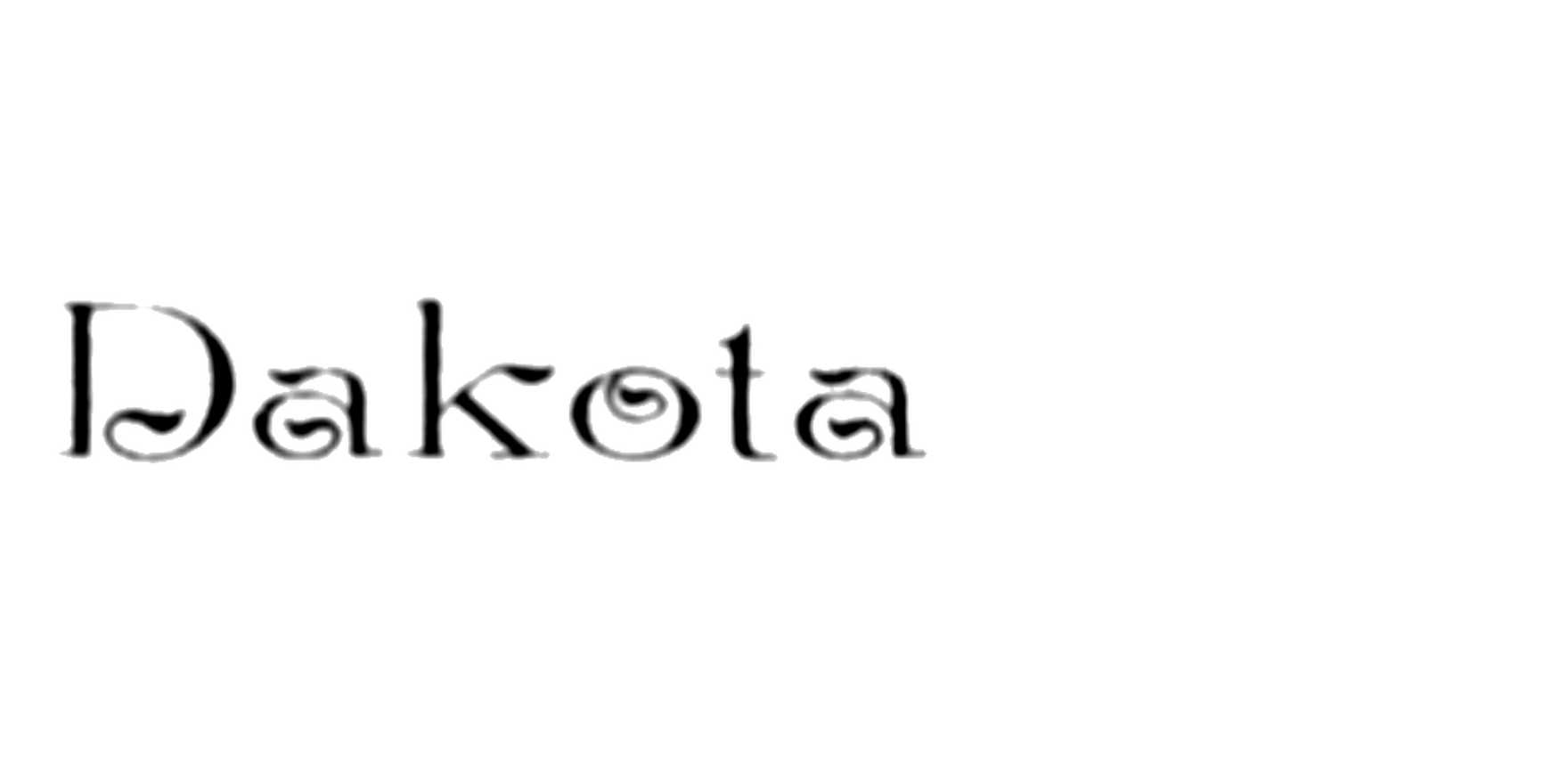 Dakota in use - Fonts In Use