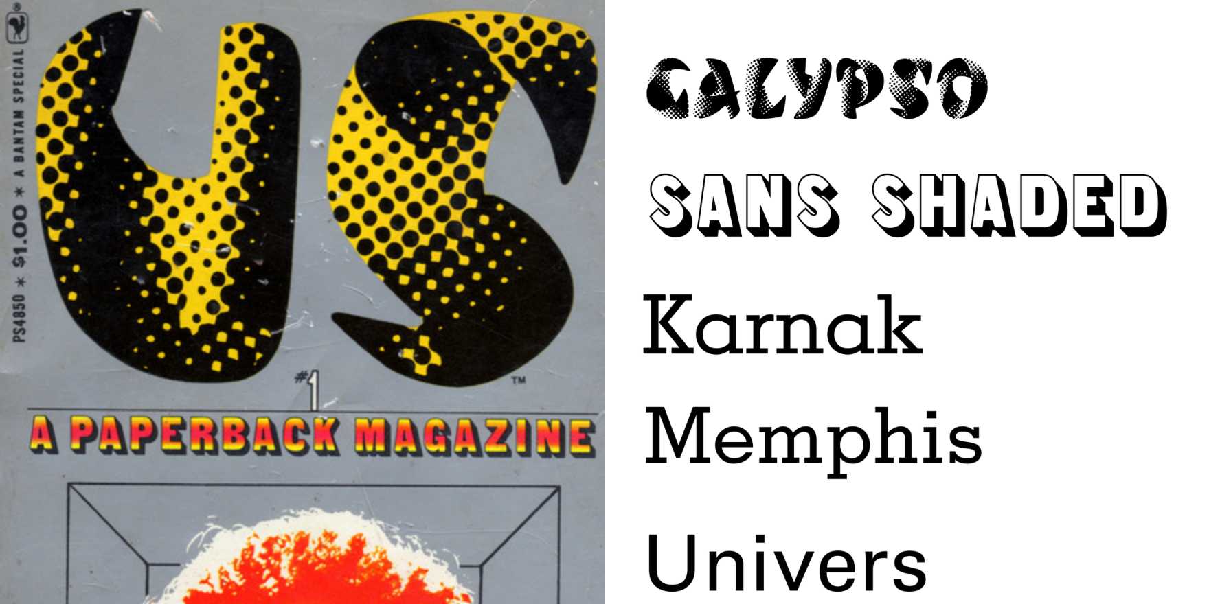 US, The paperback magazine covers - Fonts In Use