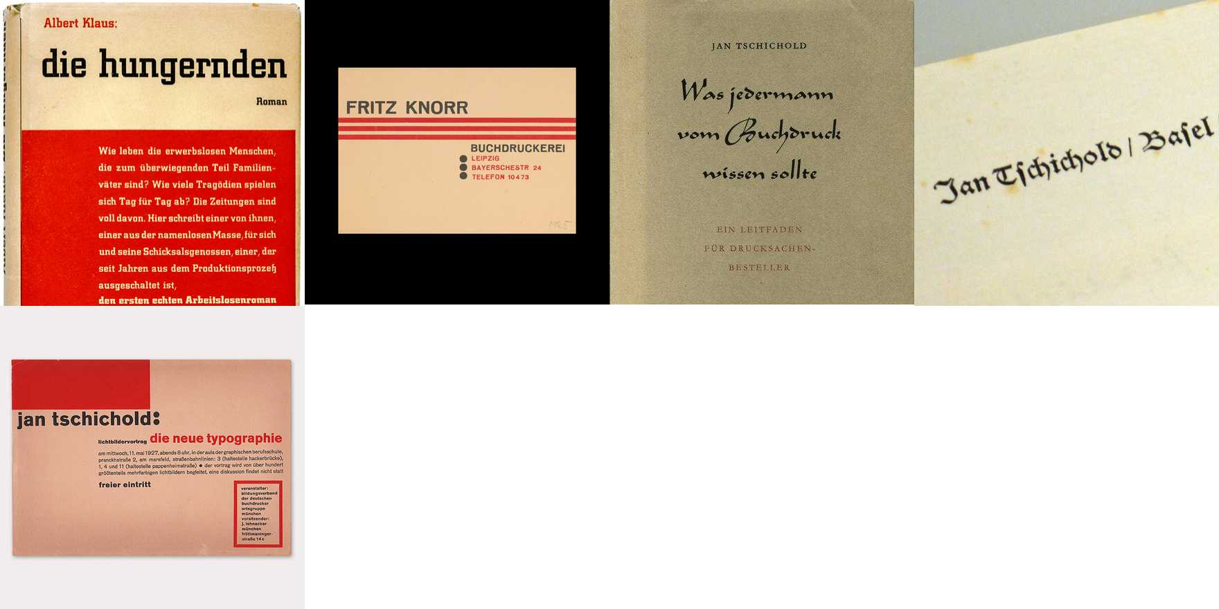 Jan Tschichold at Fonts In Use